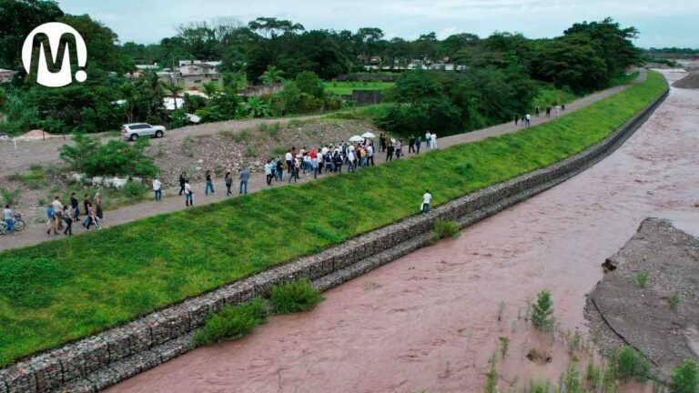 Nuevo dique protege a comunidades de la margen izquierda del río Guatiquía